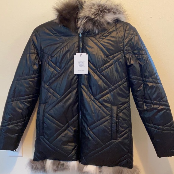 Belle Fare | Jackets & Coats | Belle Fare Reversible Fox Fur Jacket ...